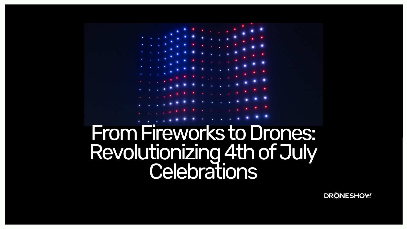 Fireworks vs Drones: Revolutionizing 4th of July | Droneshow
