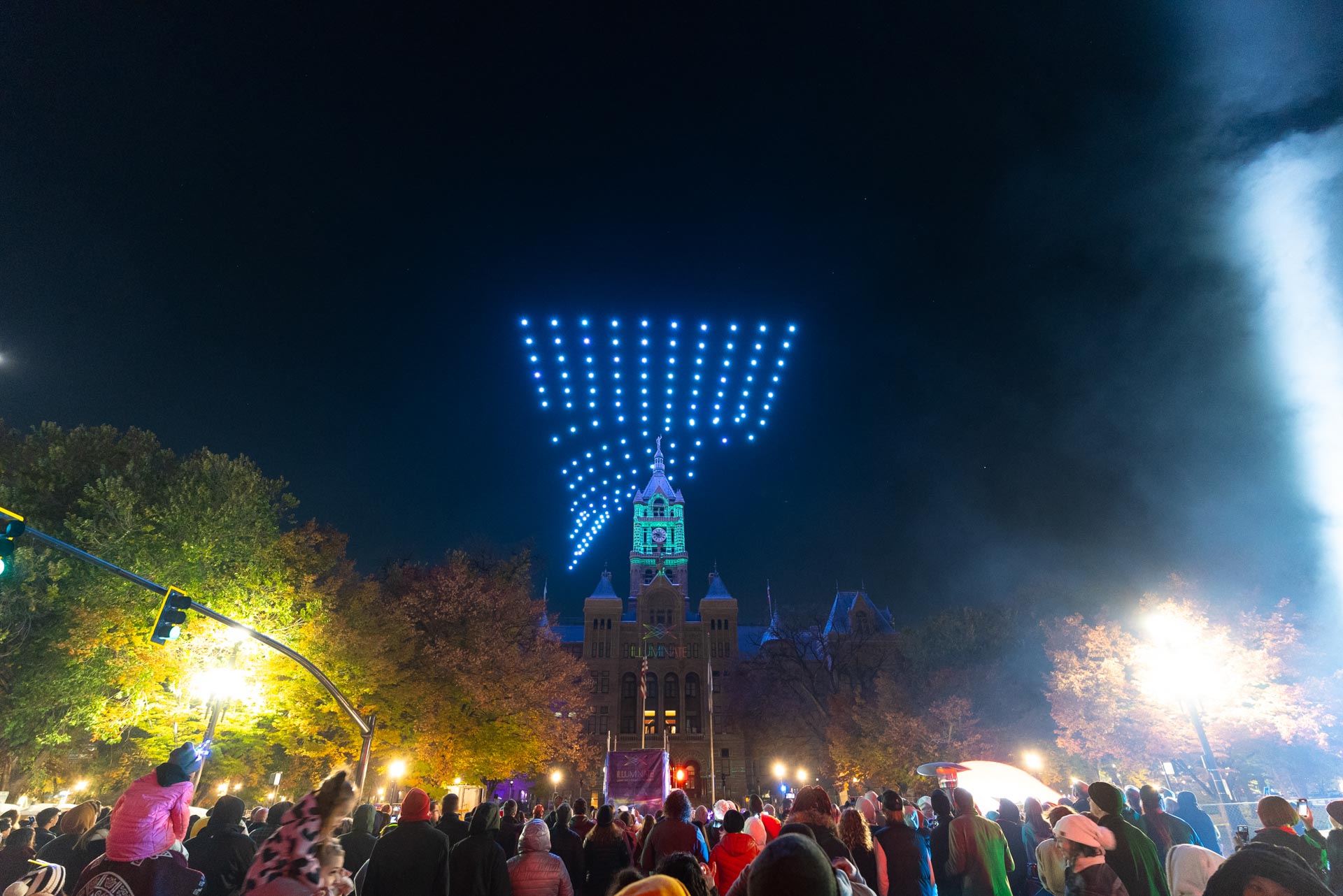 Book a Drone Show For Sporting Events | Droneshow.com